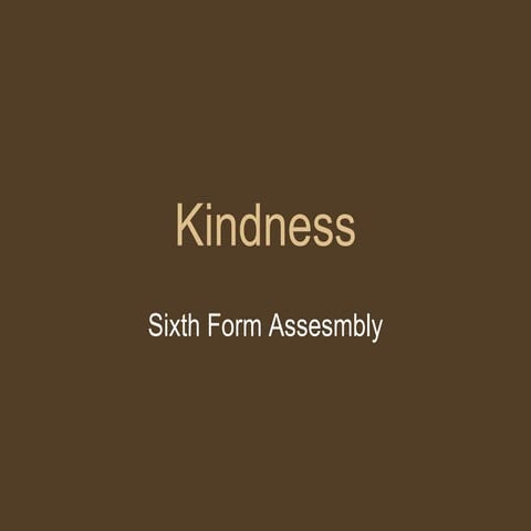All about kindness | PPT