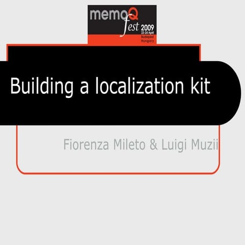 Building a Localization Kit | PPT