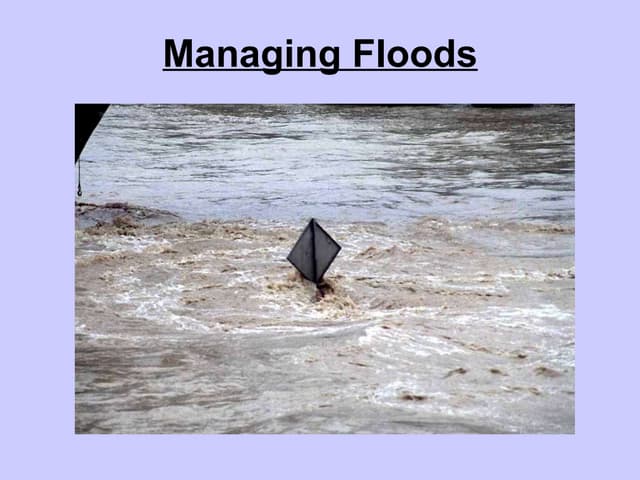Methods of flood control | PPTX