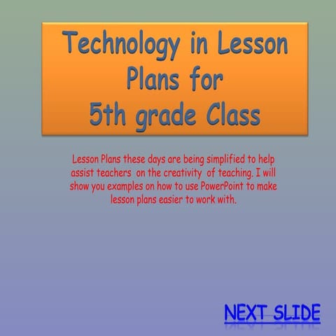 Lesson Plans | PPT | Science