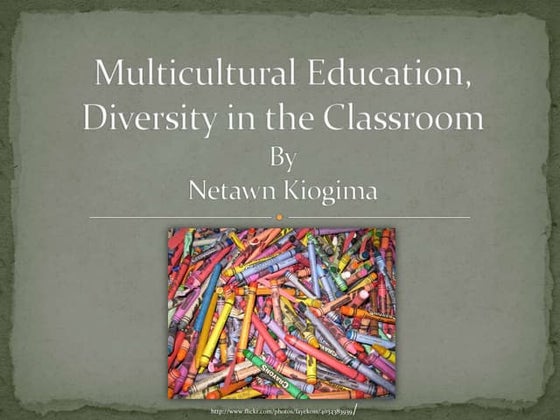 The integration of multicultural education | PPT