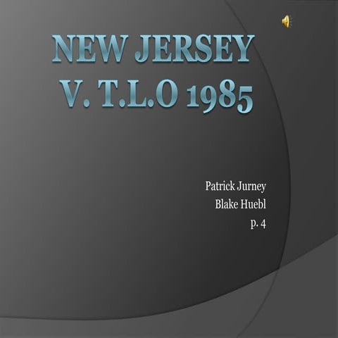 New Jersey vs. TLO | PPT