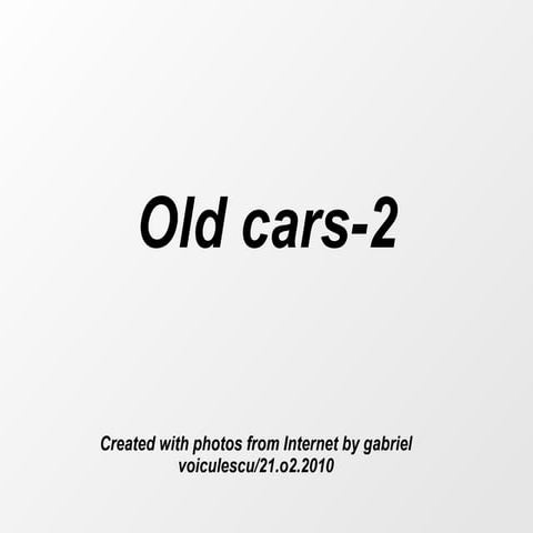 C:\Fakepath\Old Cars 2 | PPS