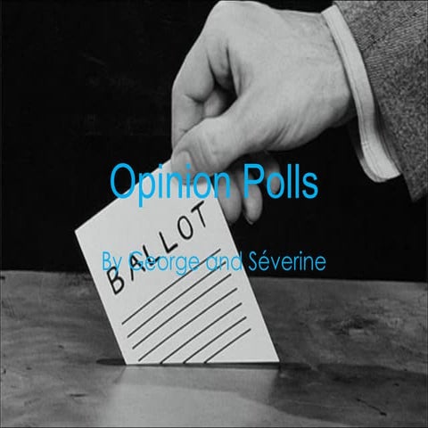 Legal Studies-Opinion Polls | PPT