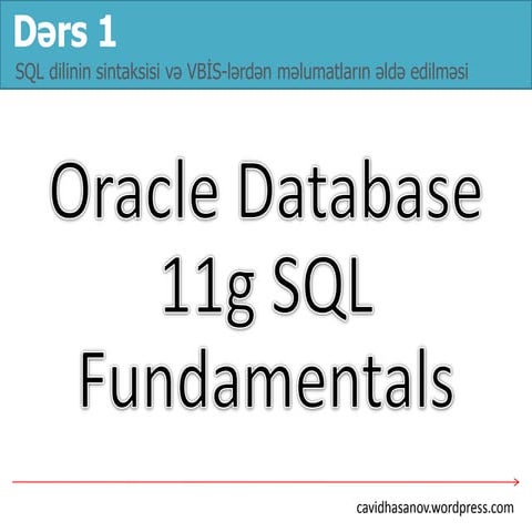 Oracle Sql Basic Select Statement Ppt 4648