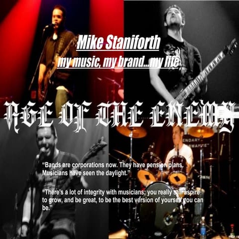 Mike Staniforth's Personal Brand | PPT