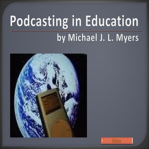 Meta-Analysis of Podcasting in Higher Education | PPTX