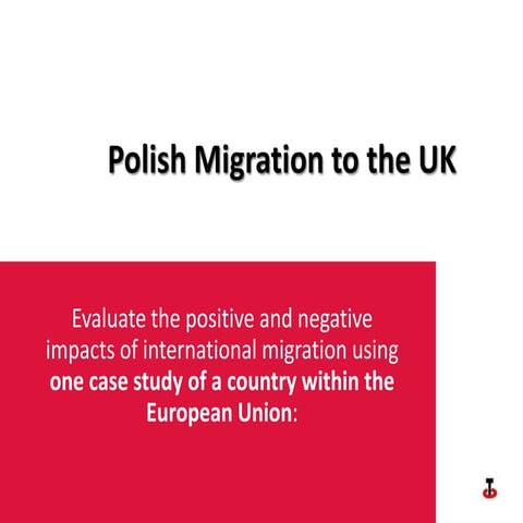 Polish Migration to the UK | PPTX