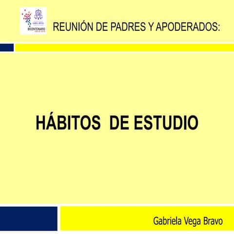 habitos de estudio PARA NIÑOS Y RUTINAS PARA ADOLESCENTES | PPT