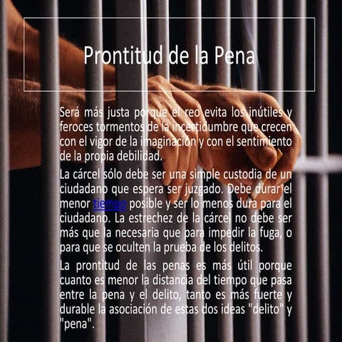 prontitud de la pena | PPTX