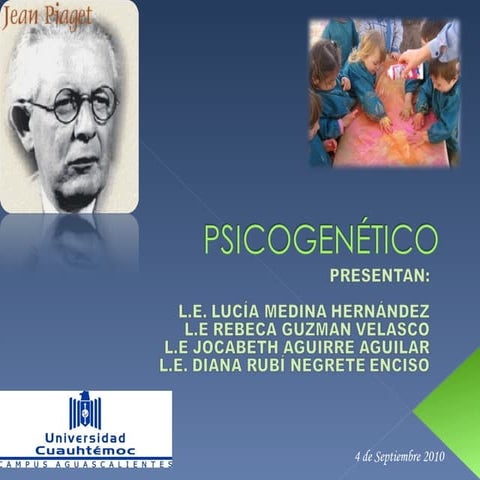 Paradigma psicogenetico | PPT