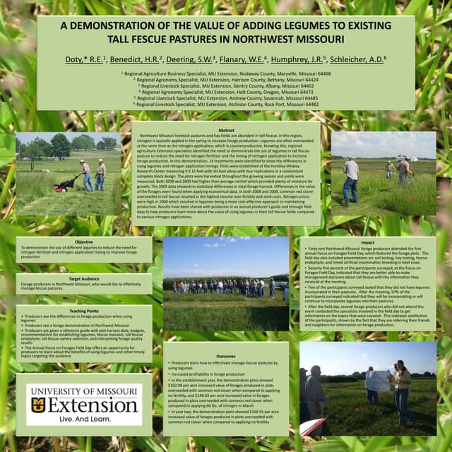 C:\Fakepath\R Doty Missouri A Demonstrationofthe Valueof Adding Legumes ...