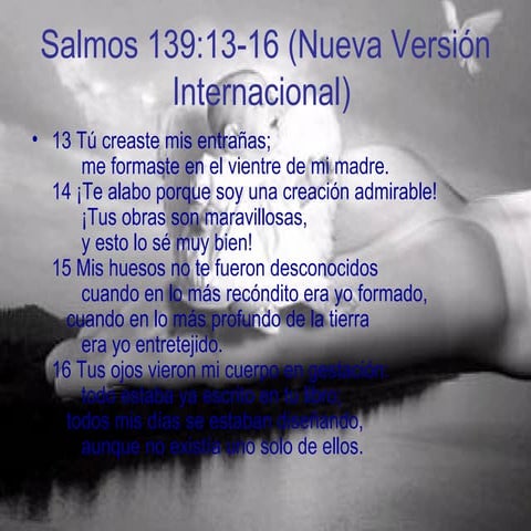Salmos 139: la creación maravillosa de Dios | PPT