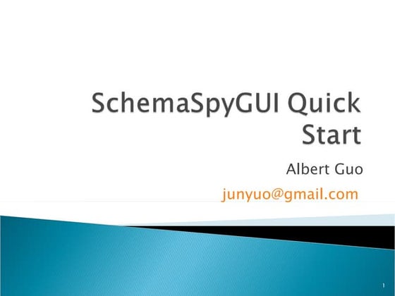 Visualizing A Database Structure With Schemaspy Ppt