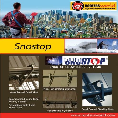 SnoStop Engineered Snow System | PDF