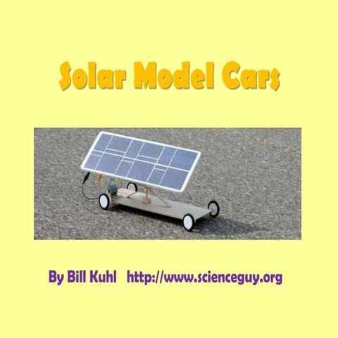 Solar Model Cars | PPT