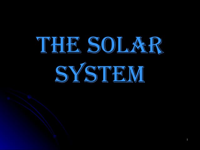 The Solar System | PPT