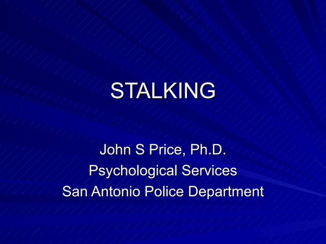 Gang Stalking A survival guide for Targeted Individuals | PDF