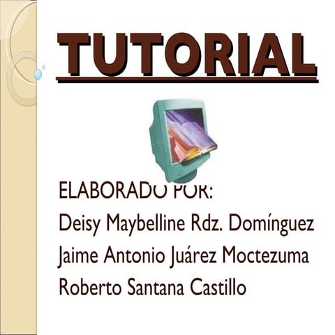 ¿Qué son los tutoriales? | PPTX
