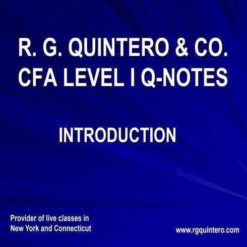 Cfa Training Methodology At Fintree Pdf