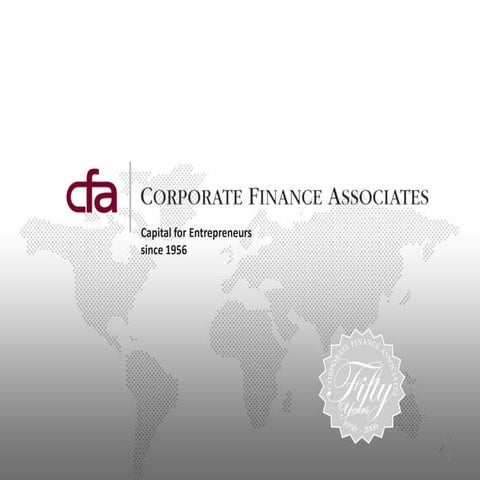 CFA presentation general | PDF | Private Equity | Business Banking & Finance