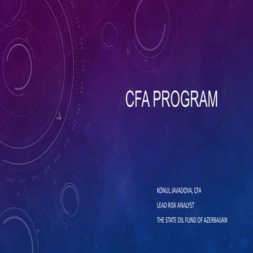 CFA_Information | PPTX