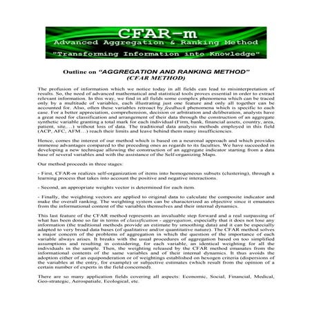 CFAR-m Outline | PDF