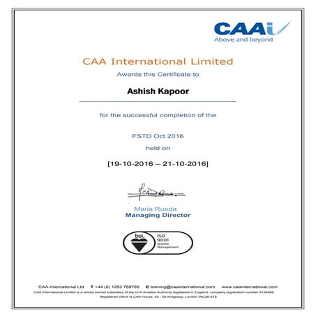 CAAI Certicate of Completion (1) | PDF