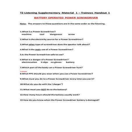 3. TRAINEE HANDOUT 1 | PDF