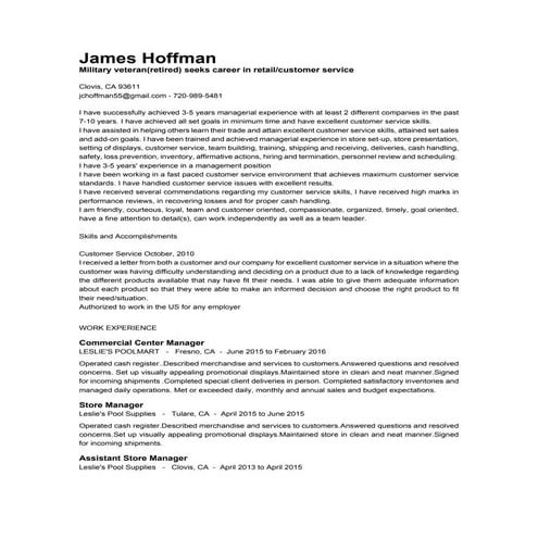James-Hoffman resume (1) USE THIS FIRST | PDF
