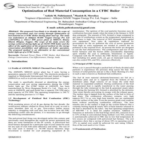 Cfbc | PDF | Power and Energy Industry | Industries