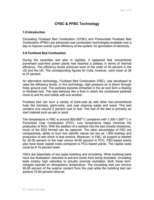 Fbc fluidized bed combustion | PPTX | Indoor Environmental Quality ...