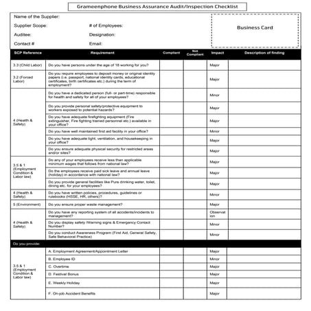 Checklist | PDF | Business | Business and Finance