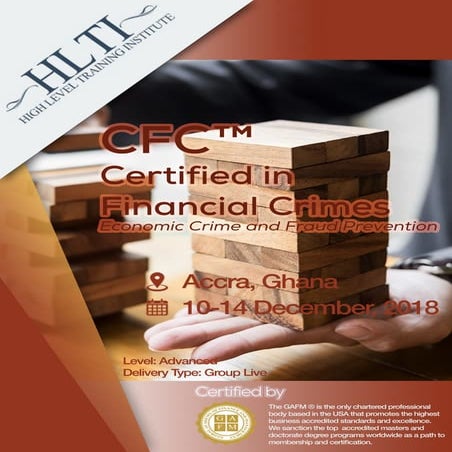 CFC - Certified in Financial Crimes: Economic Crime and Fraud ...