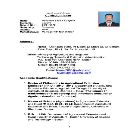 CV-Abdrahman En | PDF