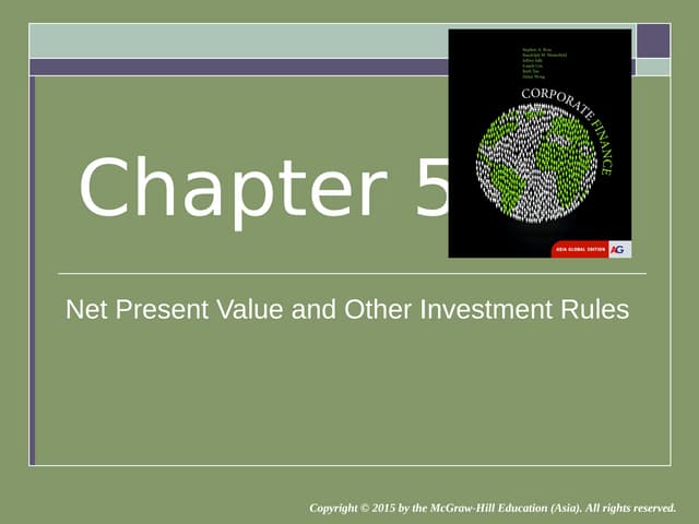 Internal rate of return | PDF