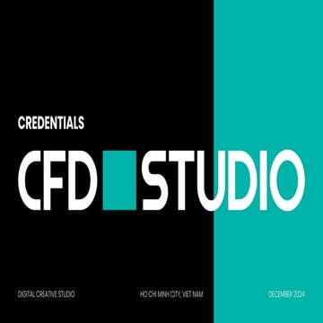 CFD Studio Credentials – Branding, UX/UI Design & Web Development | PPT