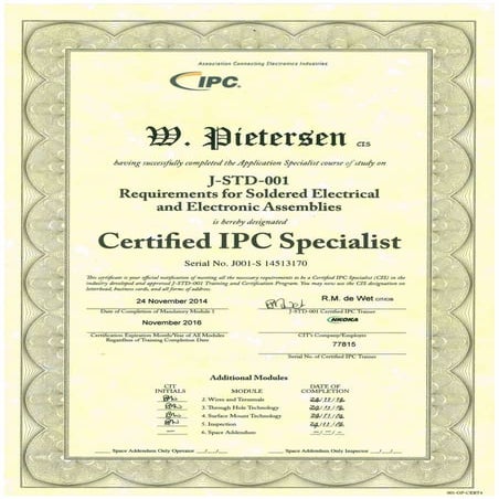 IPC Specialist | PDF