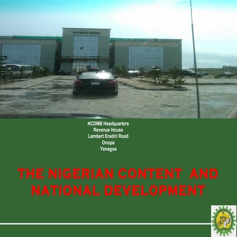 NCDMB COMDP | PPT