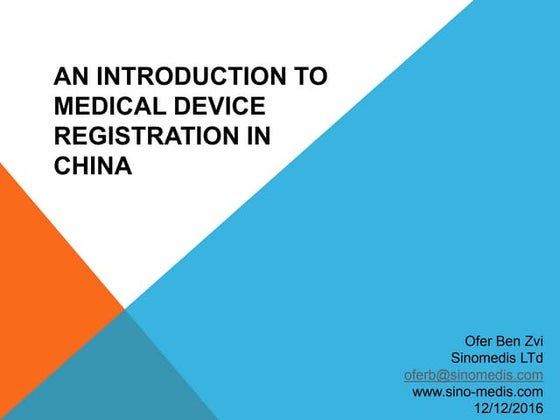 Pakistan Medical Device regulatory process | PDF