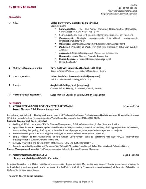 MY CV_updated | PPT