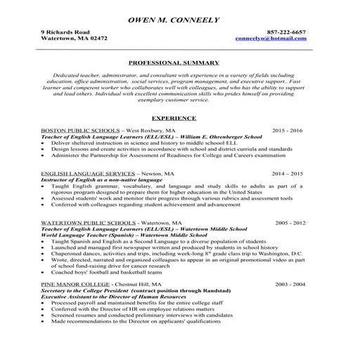 Robert Panish Resume | PDF