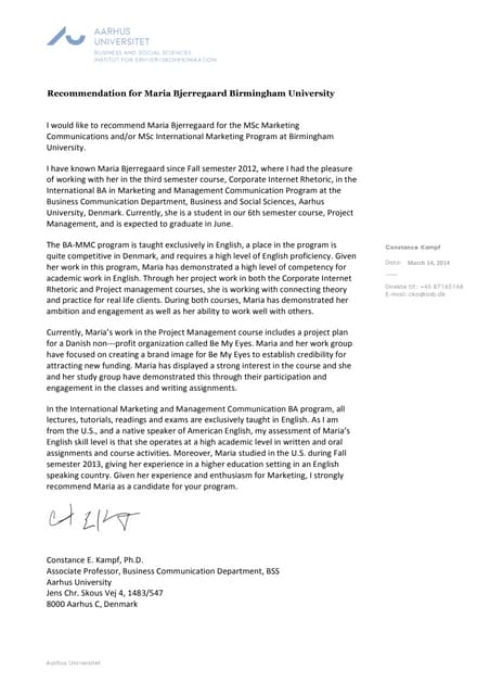 Marija Stanic recommendation | PDF