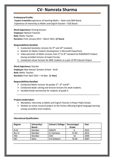 Nouman Zaib CV | DOC