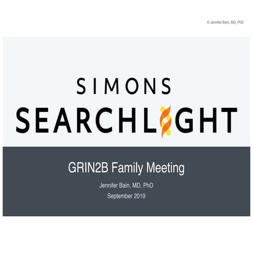 CFERV 2019 Simons Searchlight | PPT