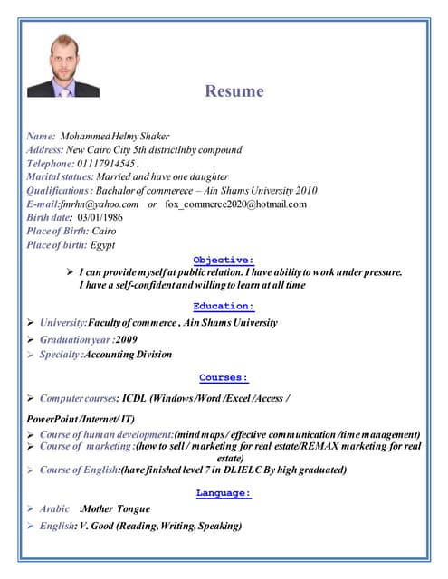 Curriculum Vitae | DOCX