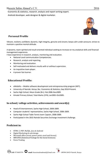 my cv | PDF
