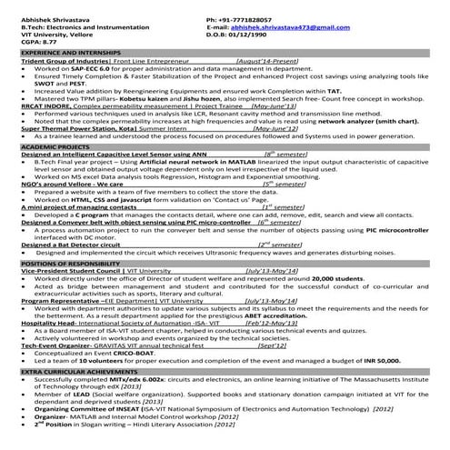 meenal new resume 1 | DOC