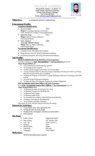 Haider Ali -Resume | PDF