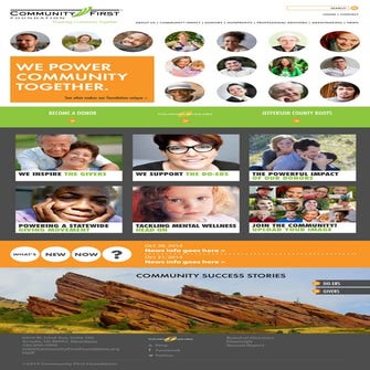 Community First Foundation - new website and brand launch | PDF